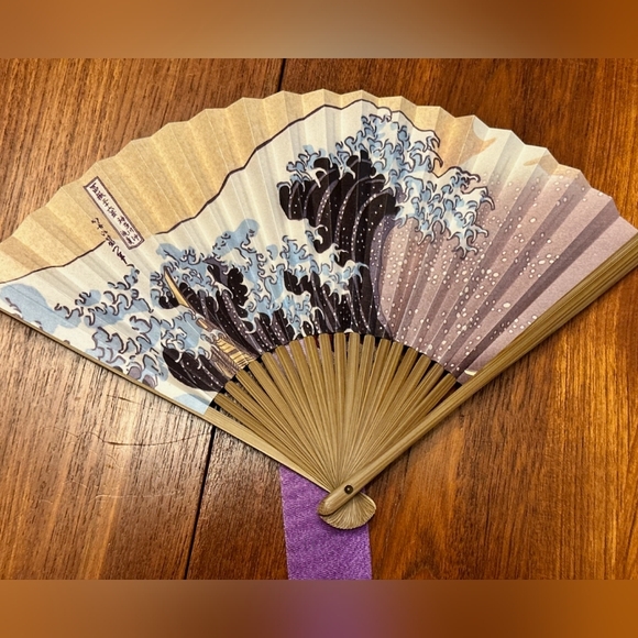 Handmade | Accents | New In Box Japanese Paper Fan With Case | Poshmark